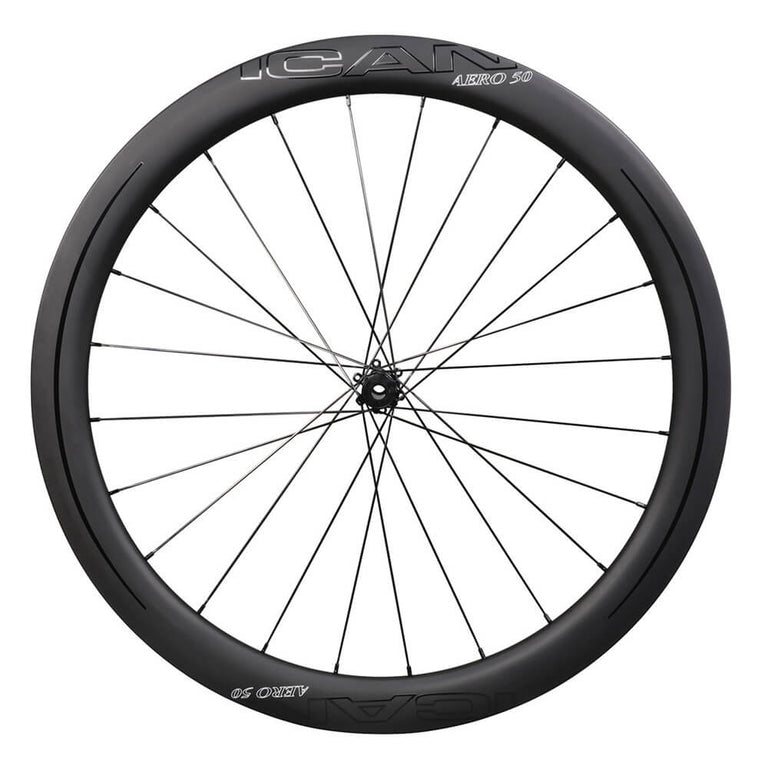 ICAN Carbon Disc Wheels AERO 50 for Disc Road Bike and Cyclocross Bike ...