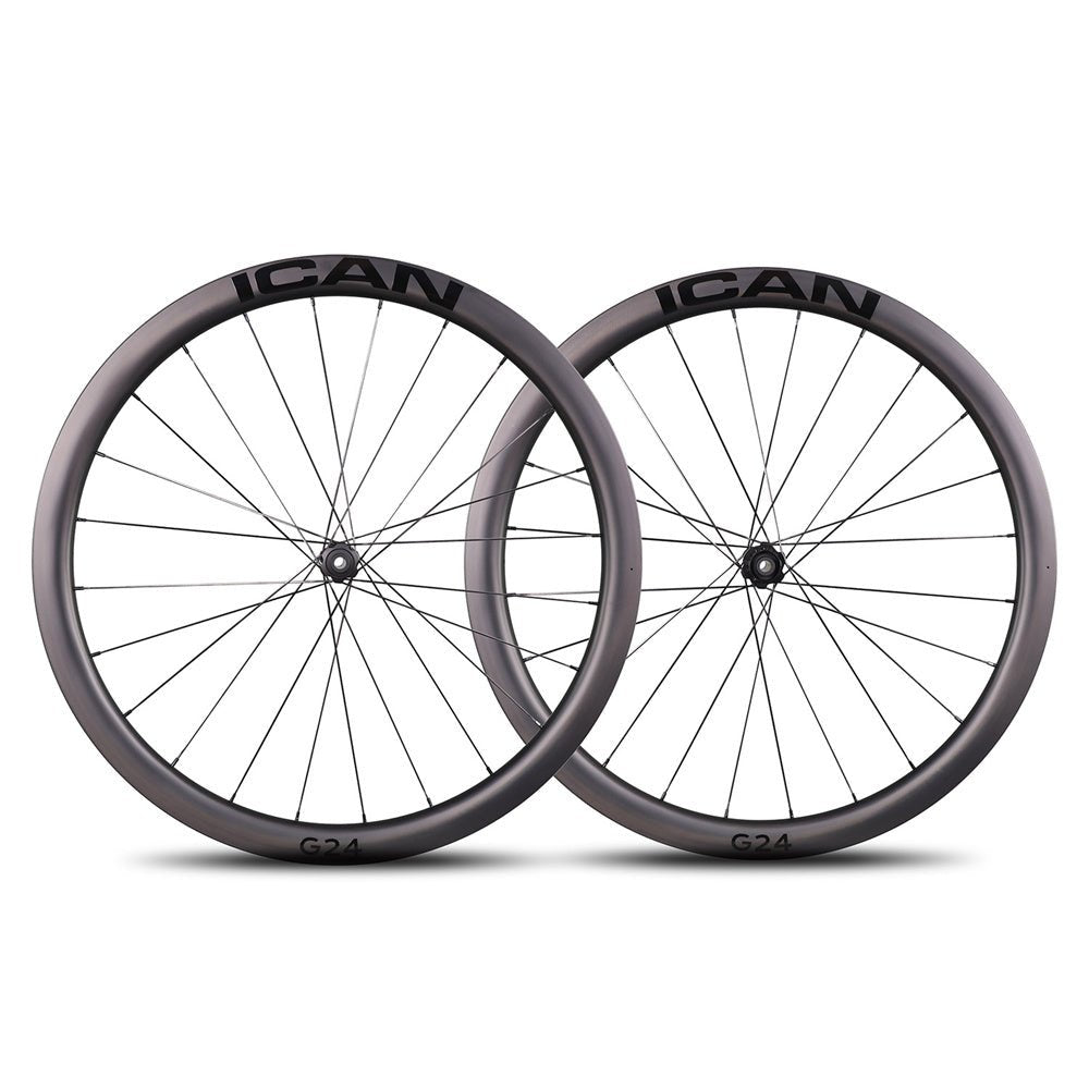 ICAN 700C G24 gravel wheelset DT240 EXP/350 | ICAN Wheels