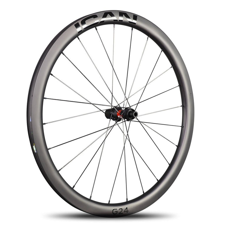 ICAN 700C G24 gravel wheelset DT240 EXP/350 | ICAN Wheels
