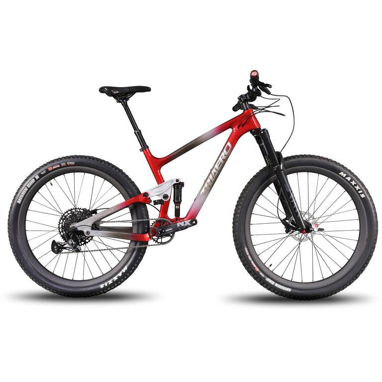 Triaero Carbon Trail Bike P1 Full Suspension 140mm Travel | ICAN Wheels
