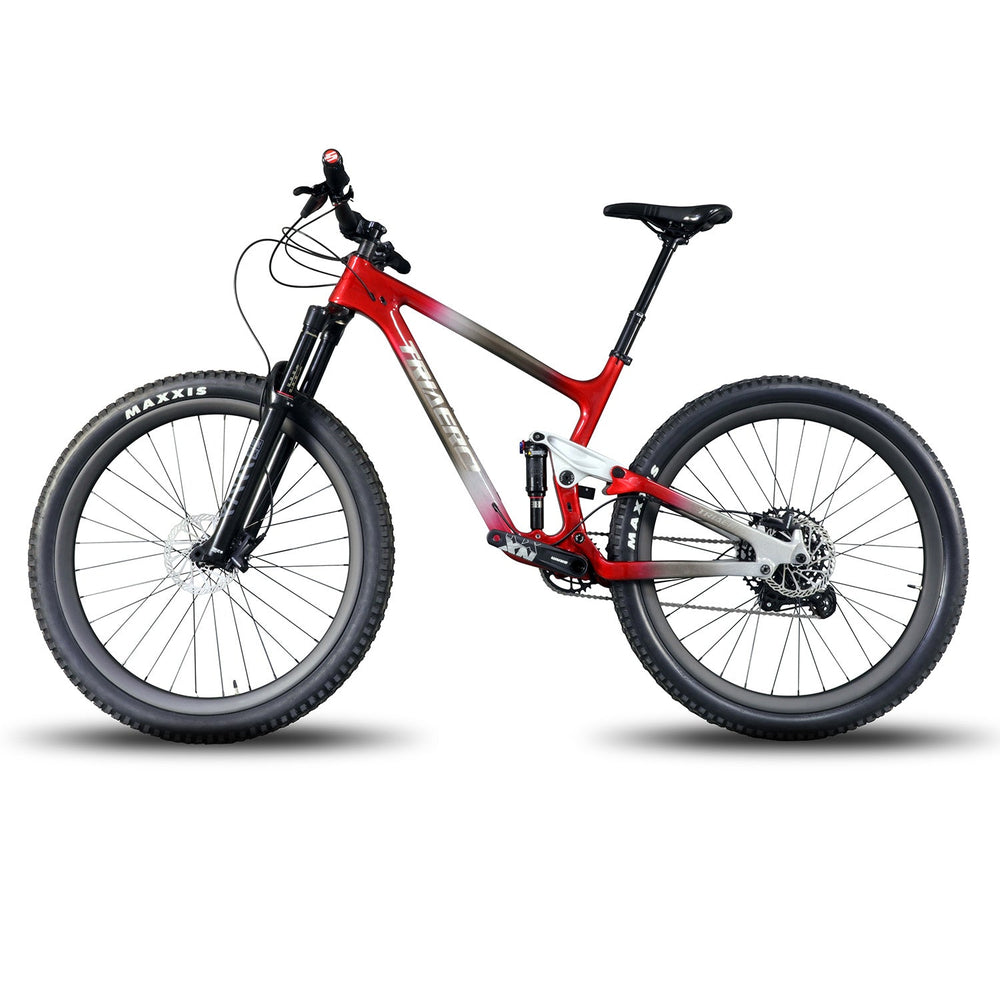 Triaero Carbon Trail Bike P1 Full Suspension 140mm Travel | ICAN Wheels